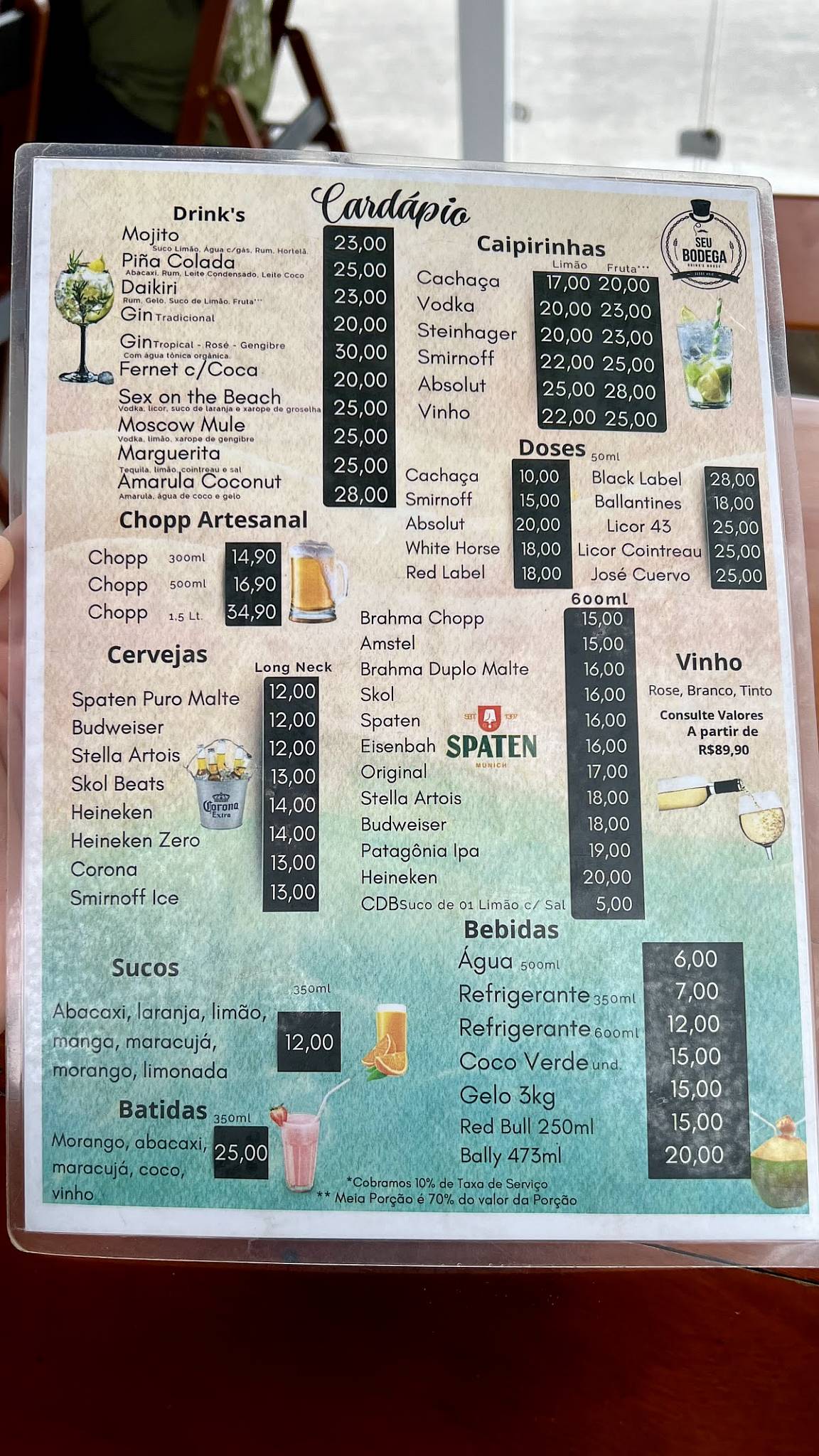 Menu em SEU BODEGA Gastrobar, Florianópolis