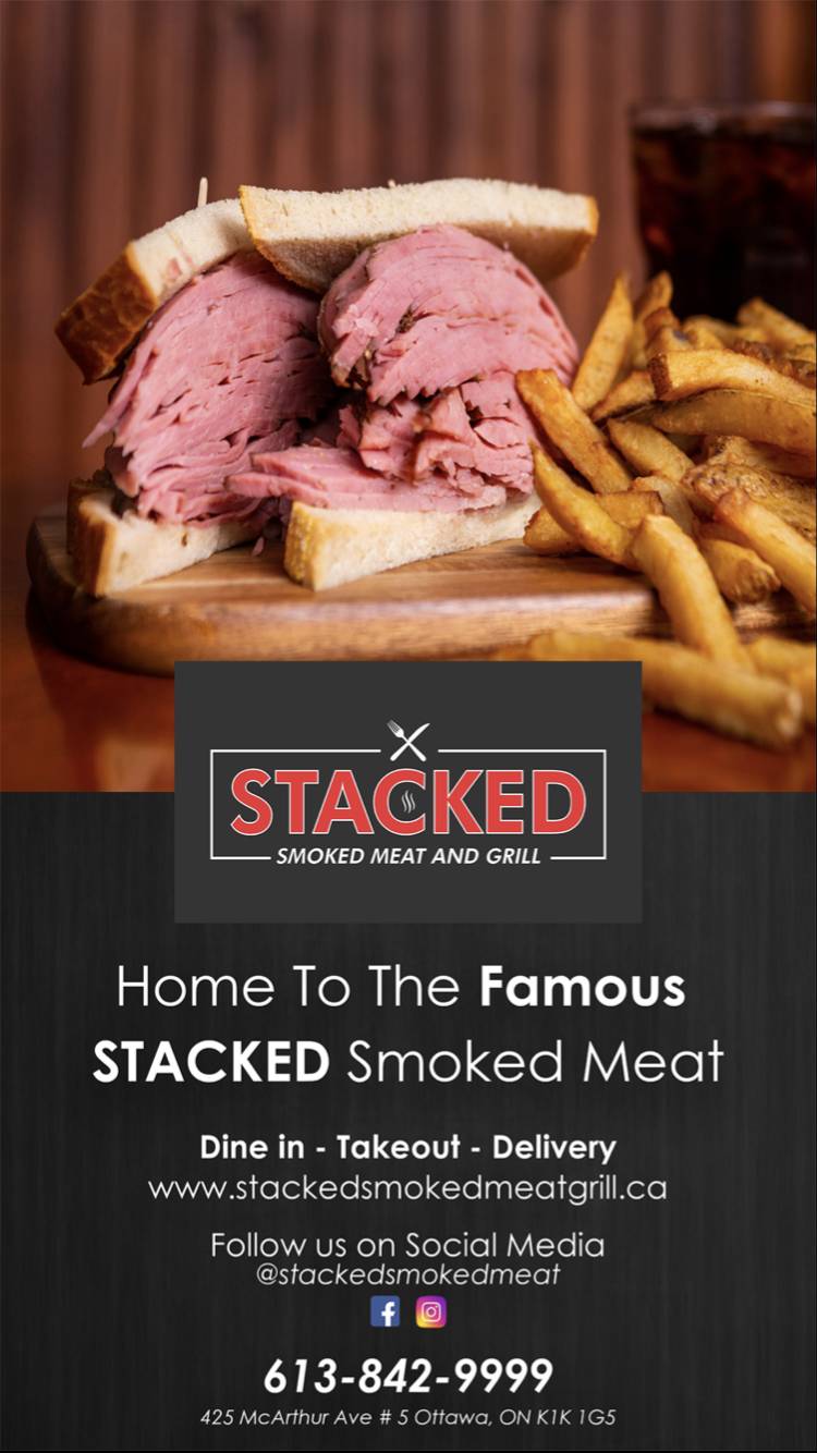 Menu at STACKED - Smoked Meat & Grill restaurant, Ottawa, 425 McArthur ...