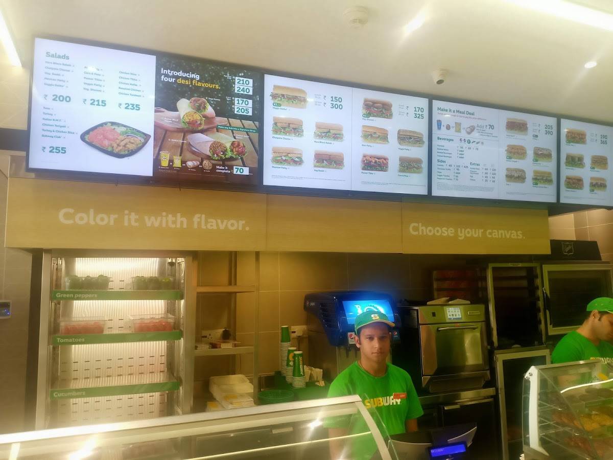 Menu at SUBWAY VVIP MALL, Ghaziabad