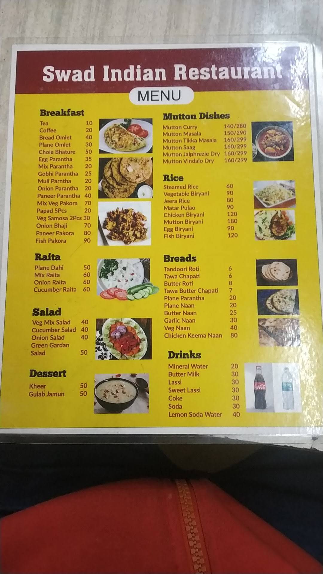 Menu at swad indian restaurant VEG & NON VEG, Dehradun Menu at swad indian restaurant VEG & NON VEG, Dehradun