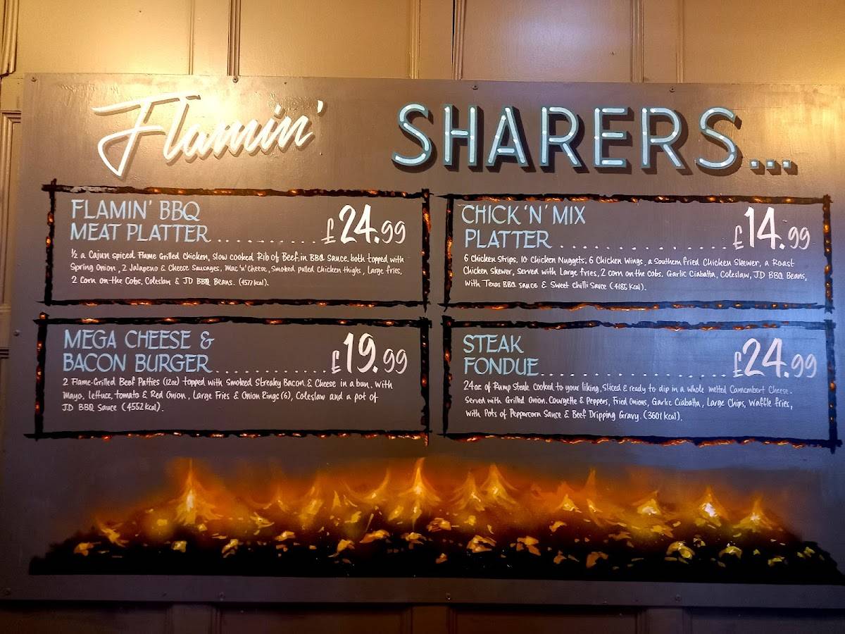 Menu at Sailmakers pub & bar, Hull, St Andrews Quay