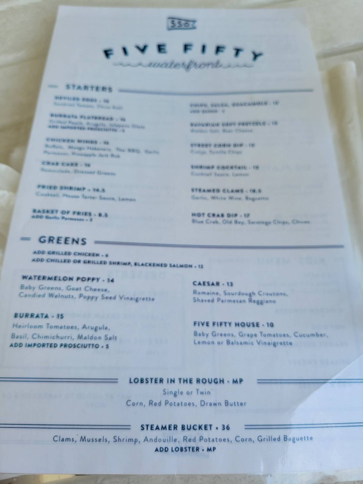 Menu at Lago by Druthers pub & bar, Saratoga Springs