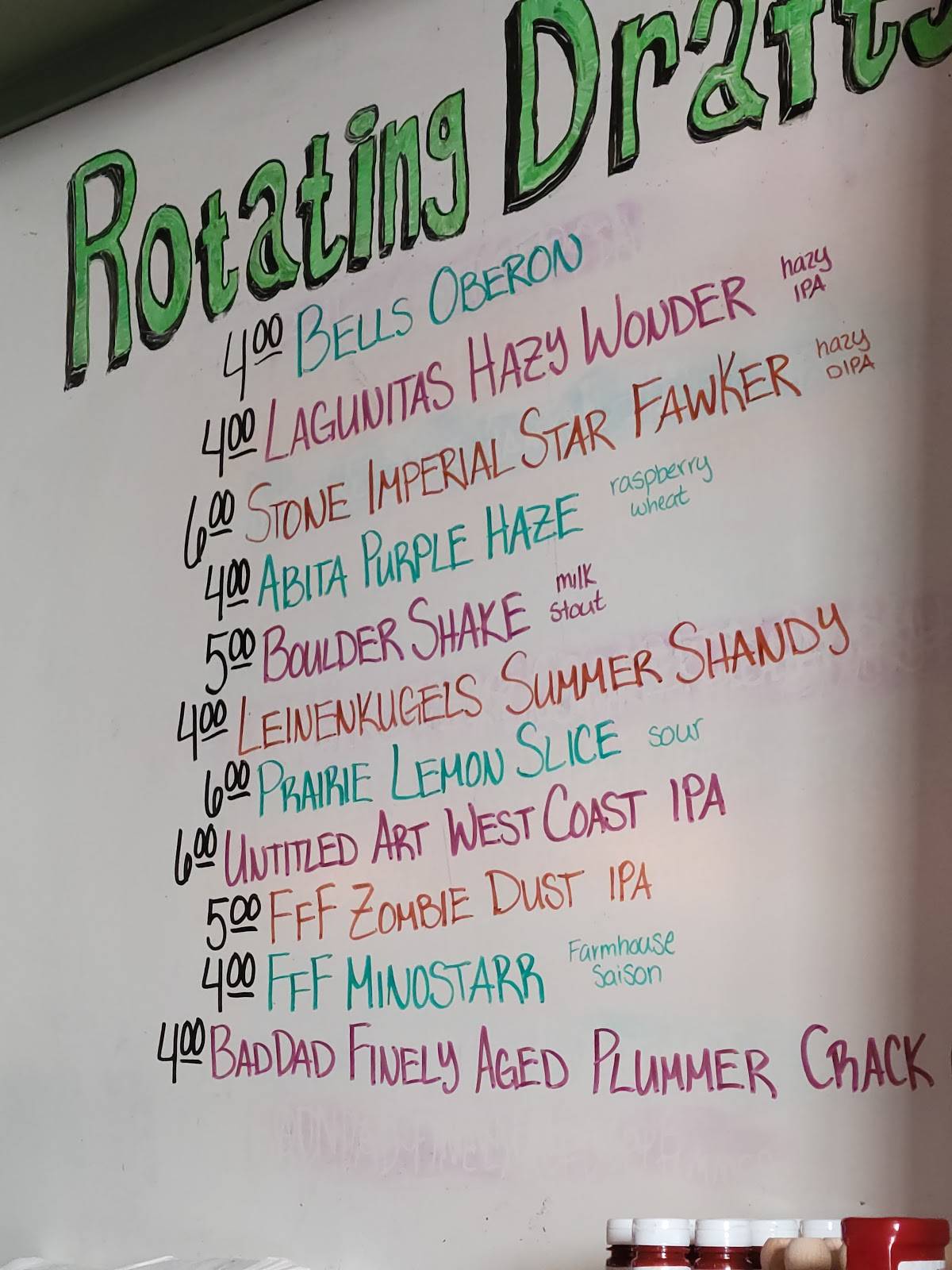 Menu at Savage's Ale House pub & bar, Muncie