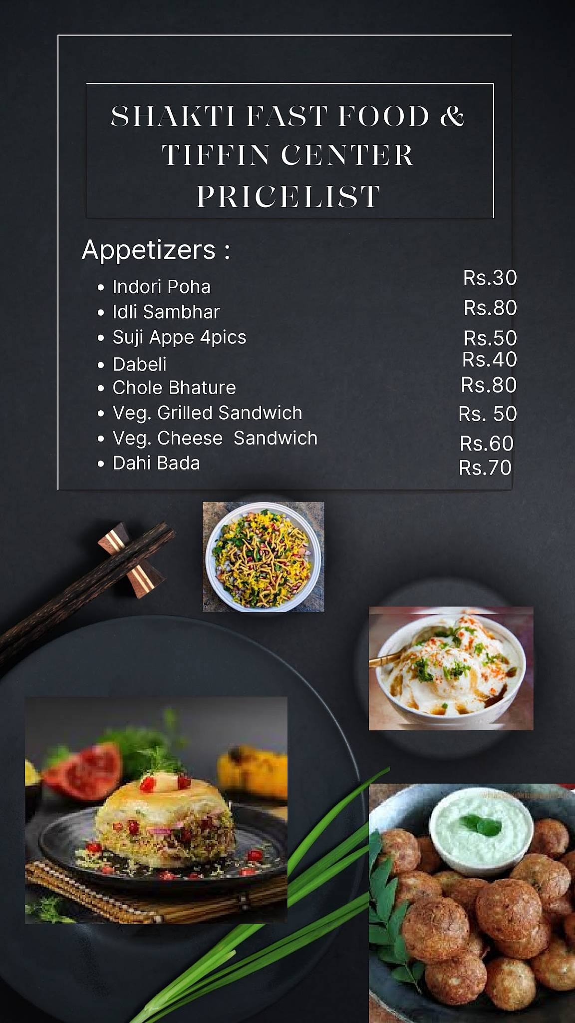 Menu at Shakti Fast Food & Tiffin Center, Jaipur