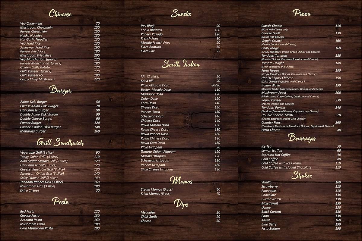 Menu at Sharma Food Court, Ajmer