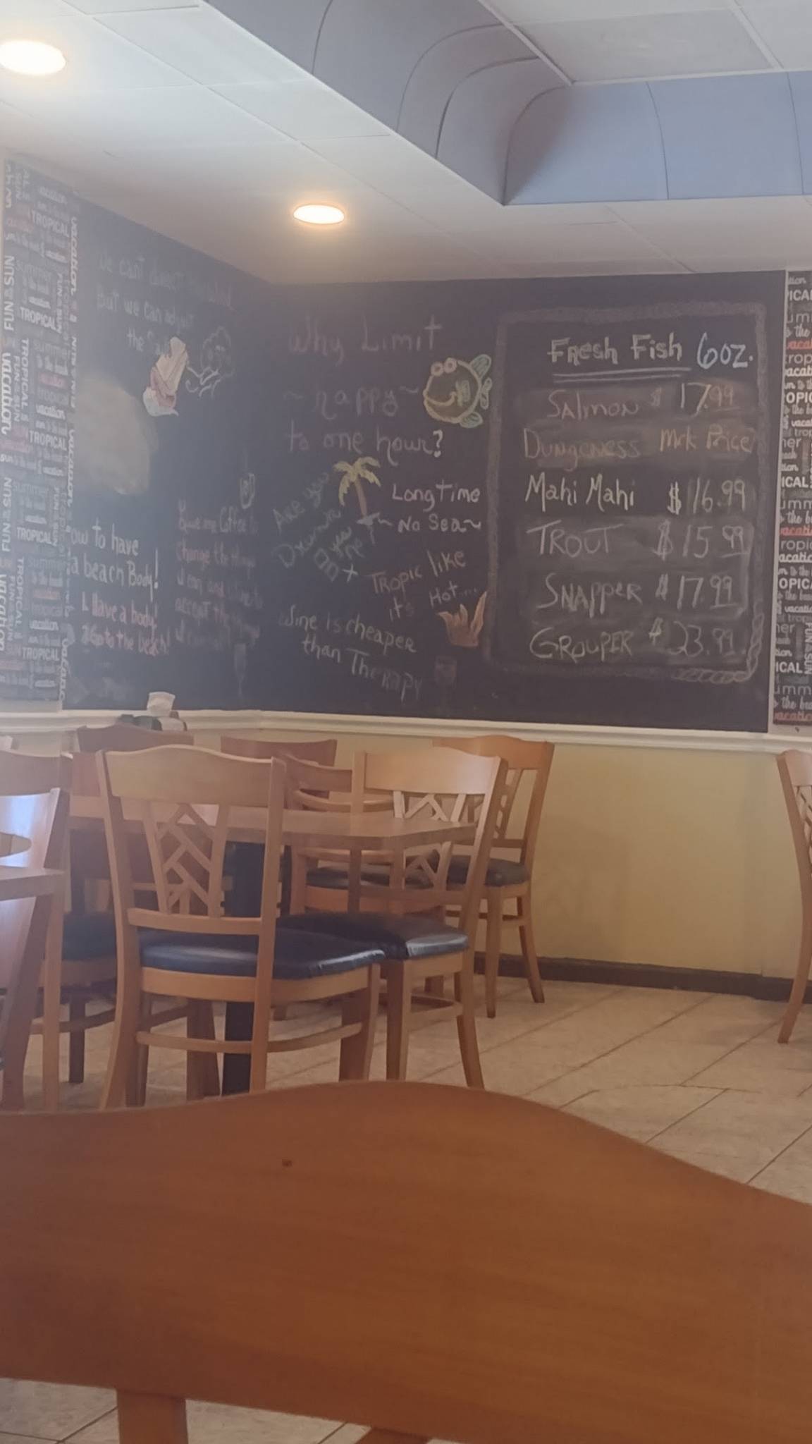 Menu at Shells Seafood - St Pete Beach restaurant, Saint Pete Beach