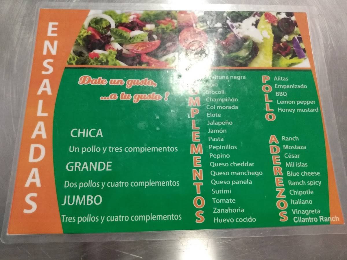 Carta del restaurante Skimmo, Monterrey