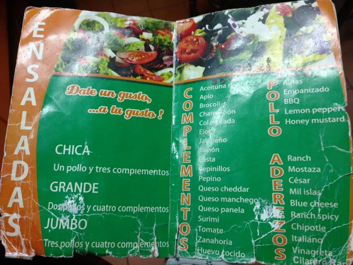 Carta del restaurante Skimmo, Monterrey
