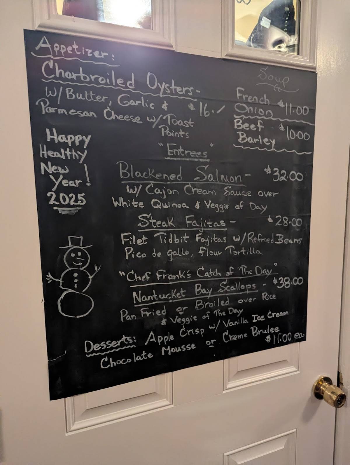 Menu at Sophie's pizzeria, Southold