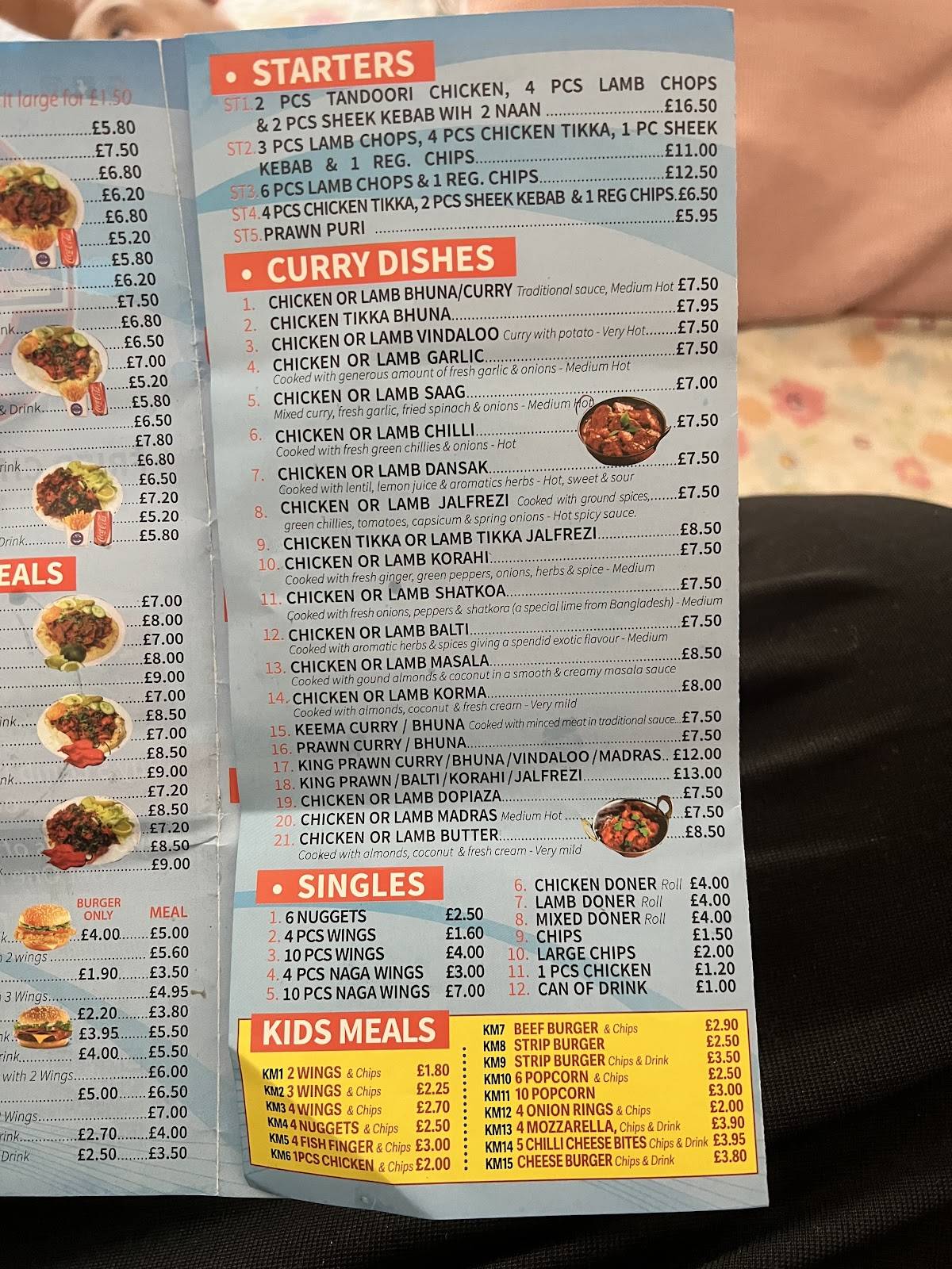 Menu at Spice Hut Romford restaurant, Romford