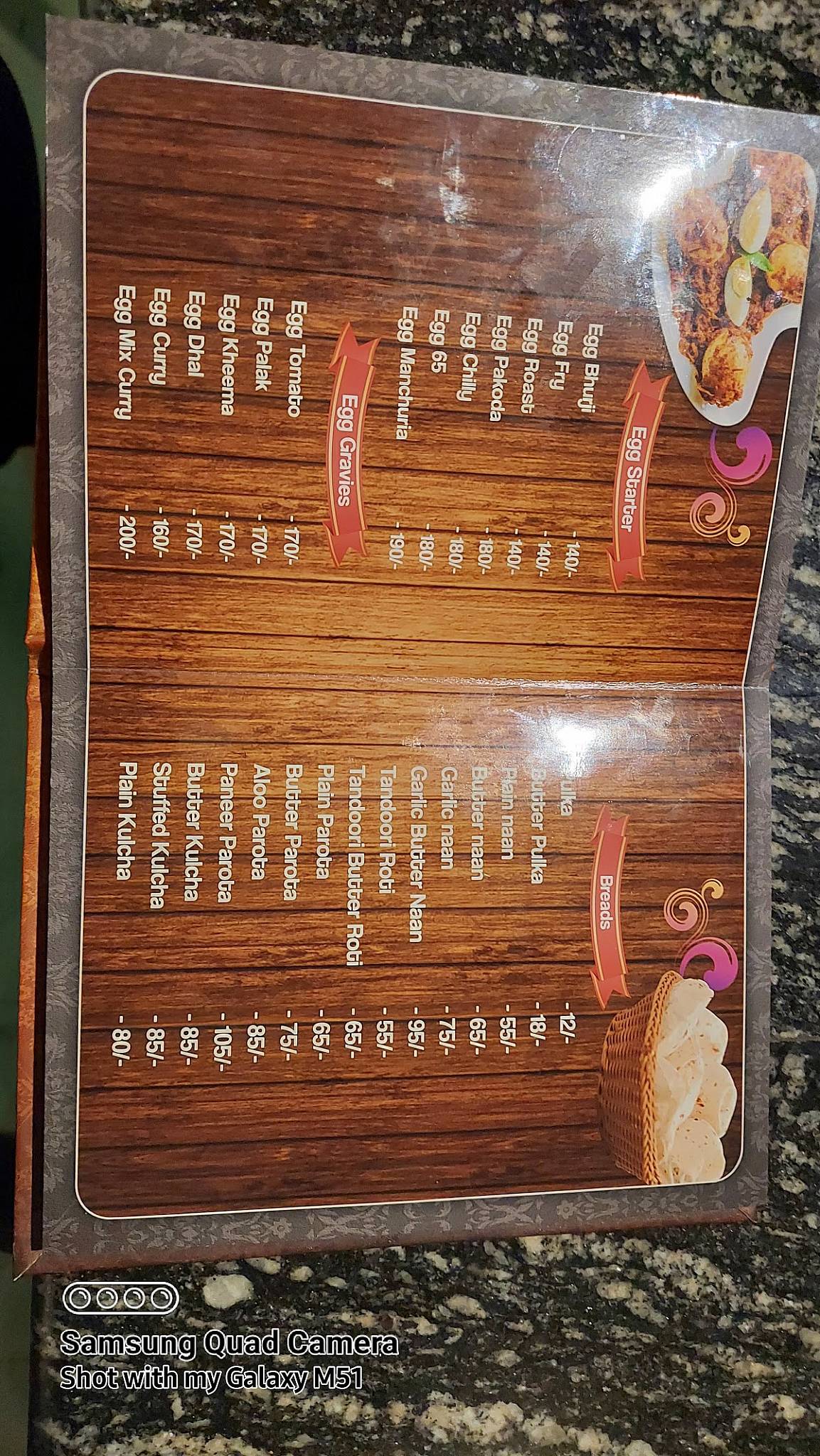 Menu at Sri Vengamamba Punjabi Family Daba, Nellore, 9XXG+64P
