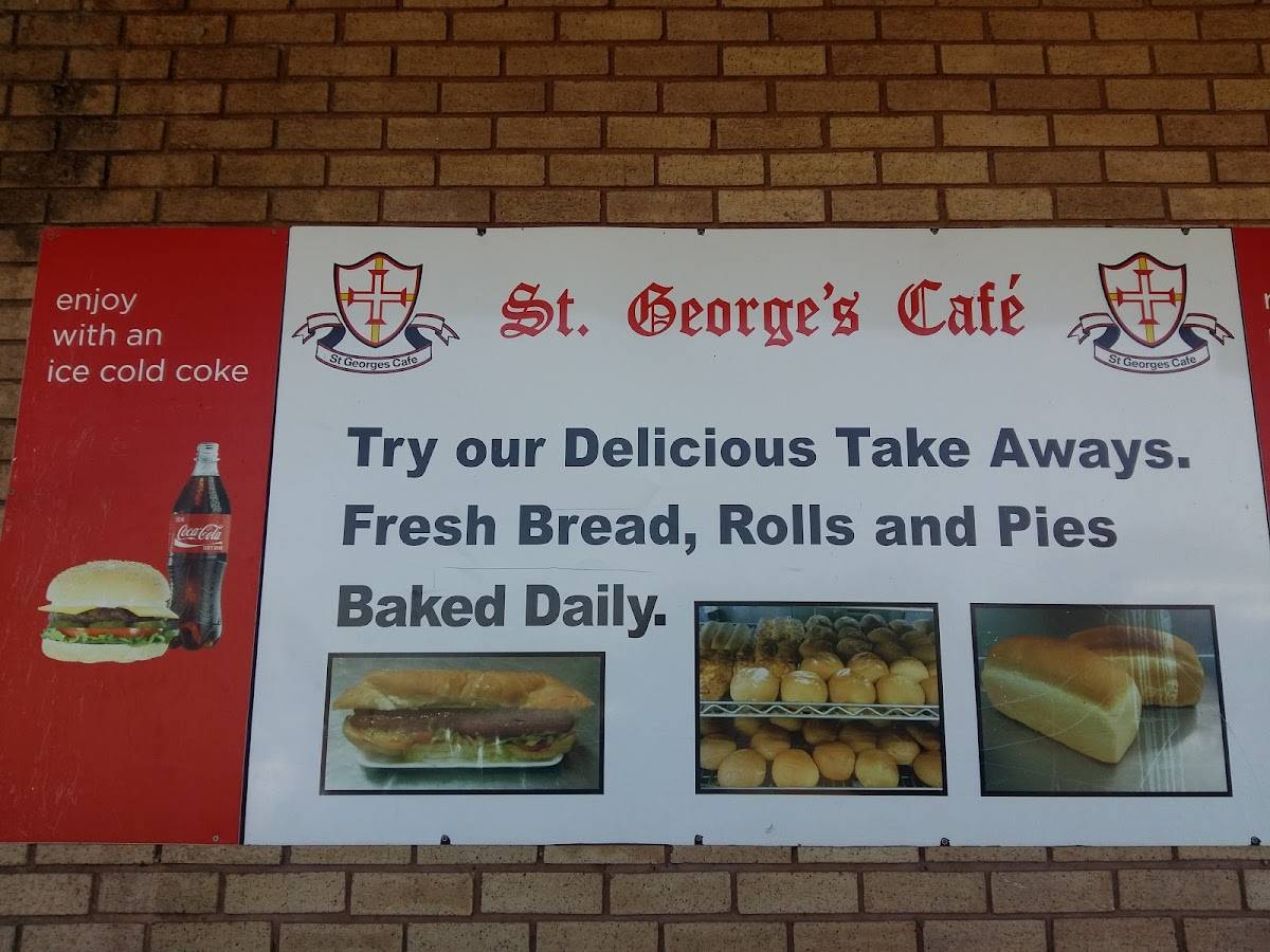 Menu at St. Georges Cafe & Bakery, Pretoria