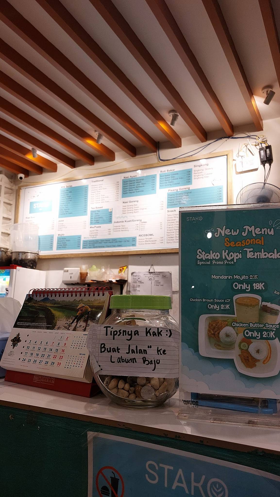 Menu at Stako Kopi Tembalang, Semarang