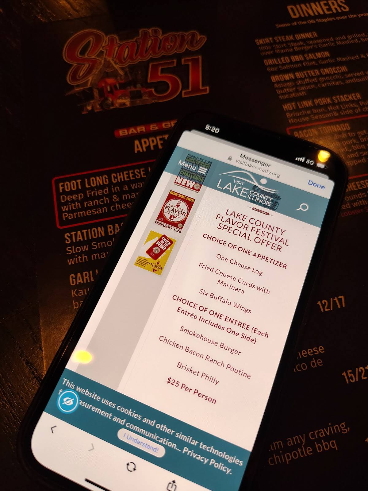 Station 51 Truck Company Bar And Grill Menu