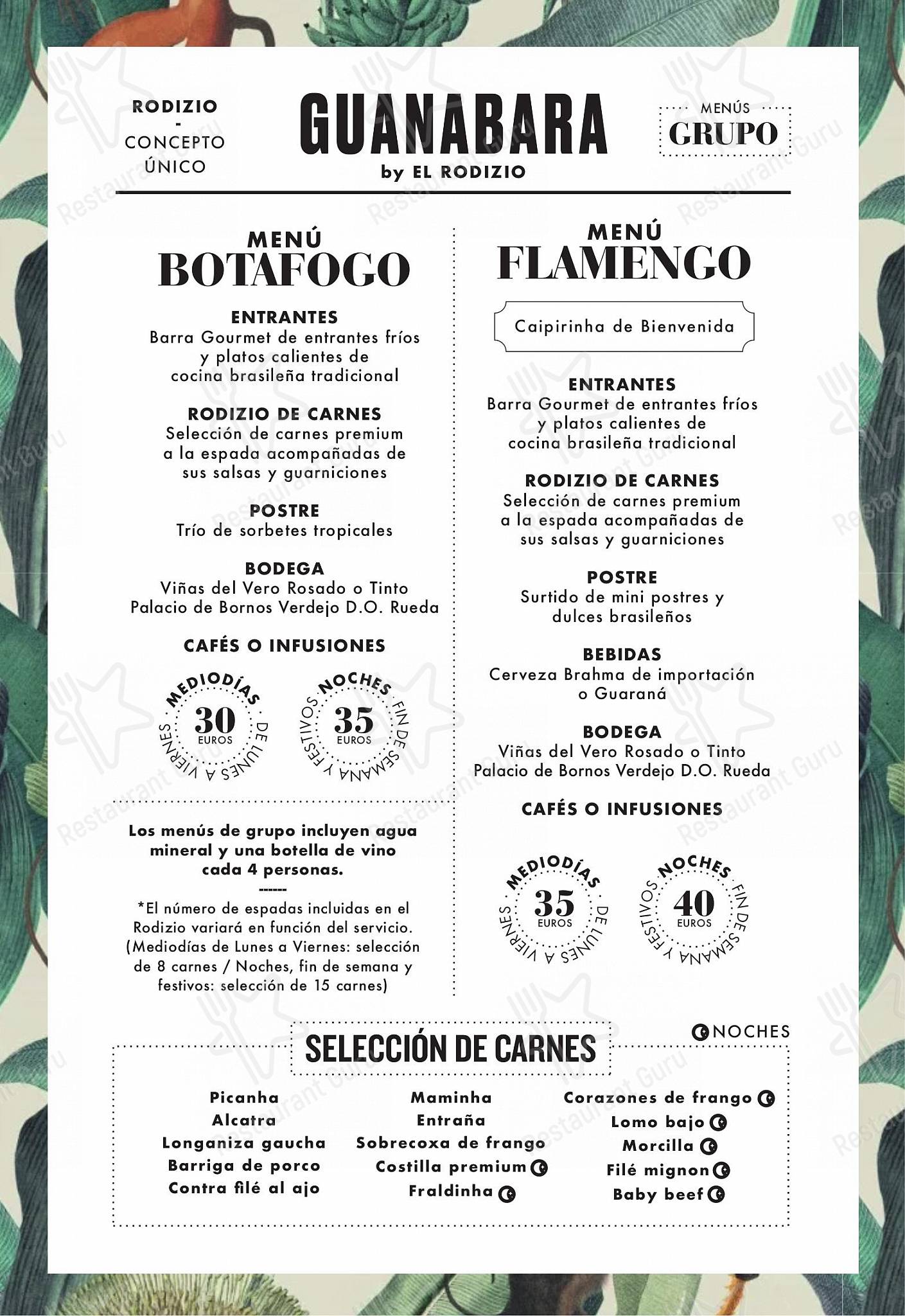 Carta de Guanabara by El Rodizio, Barcelona