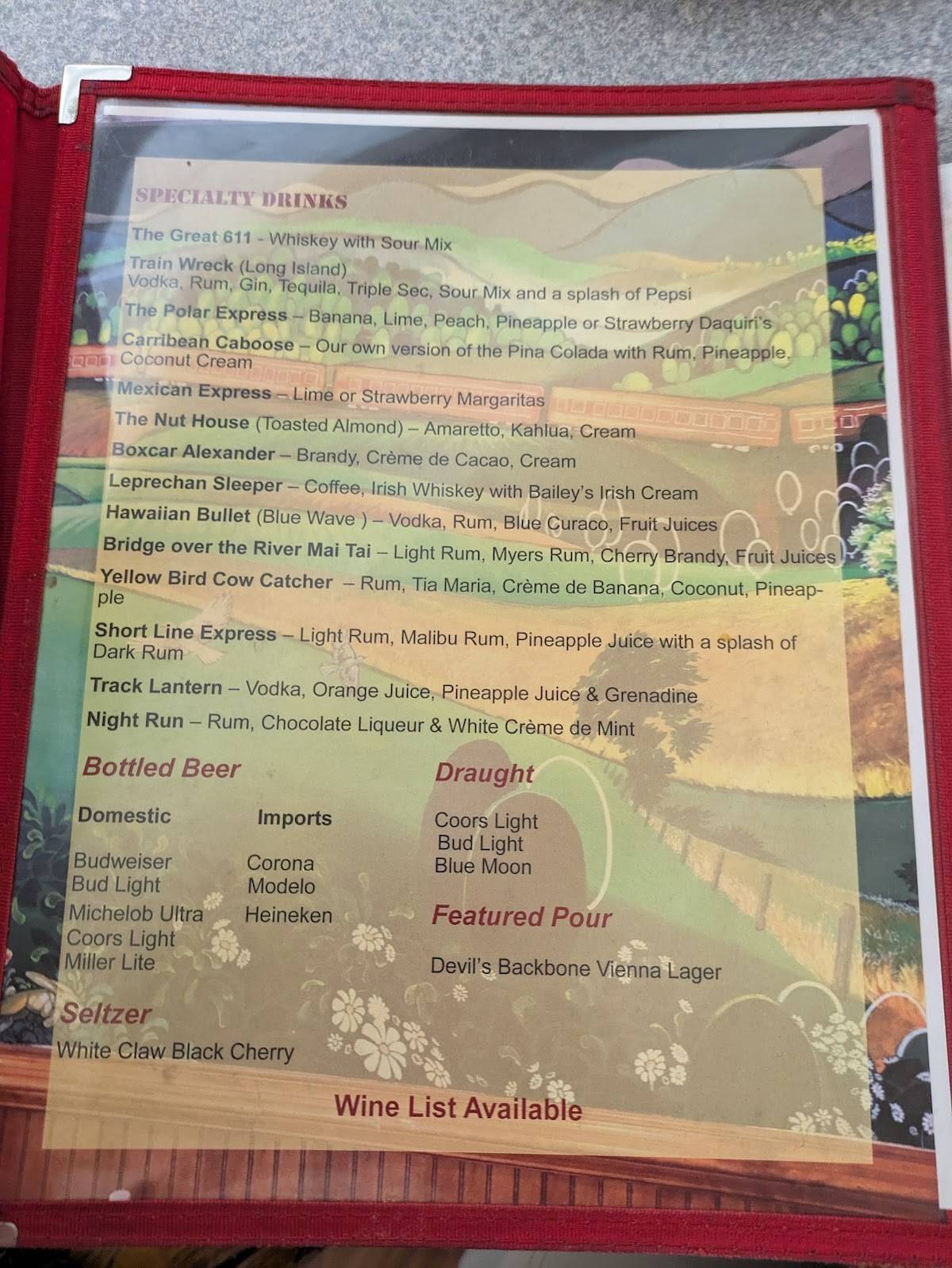 Menu at The Great 611 Steak Company steakhouse, Roanoke, Franklin Rd SW