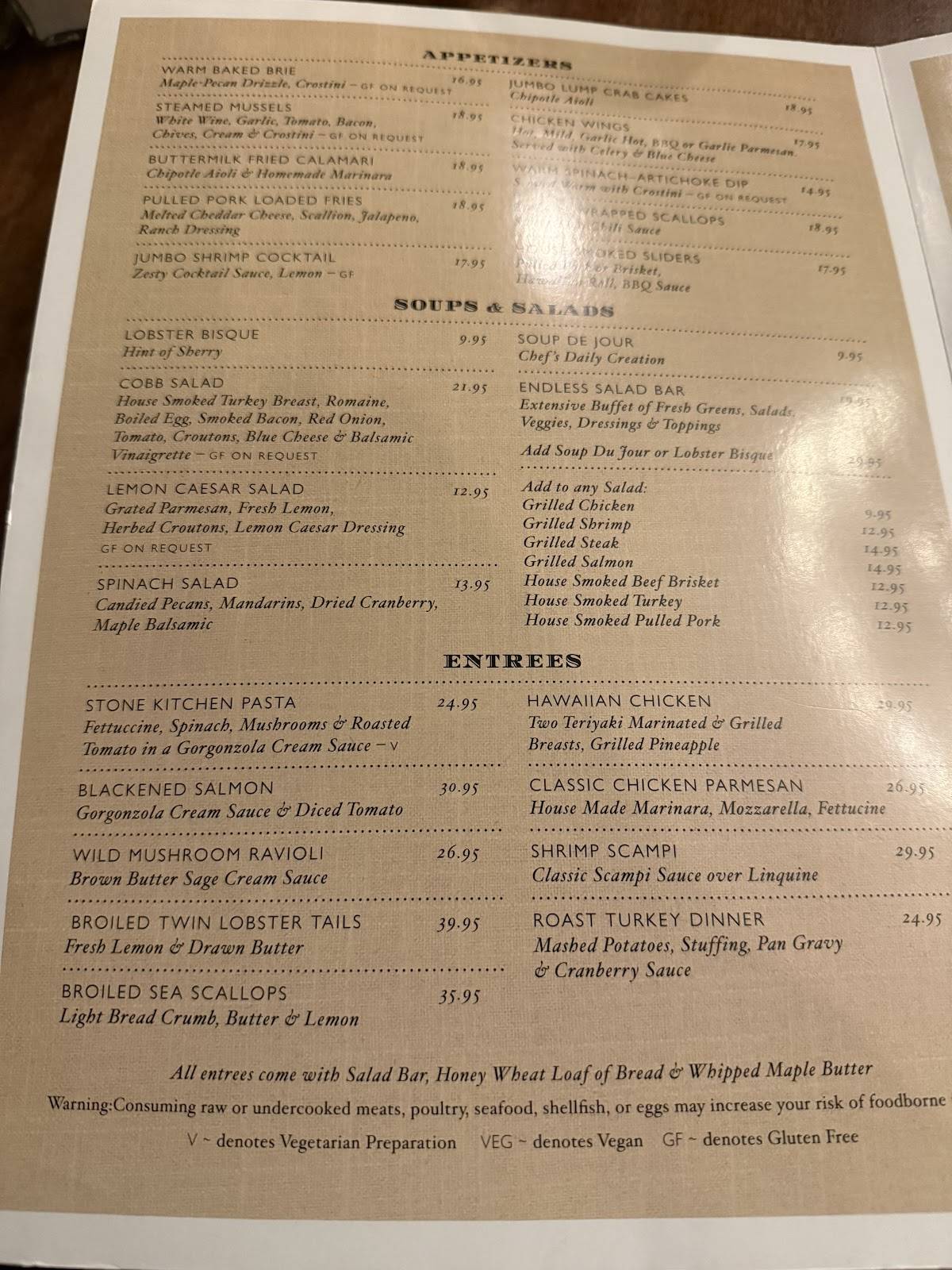 Menu at The Publyk House, Bennington