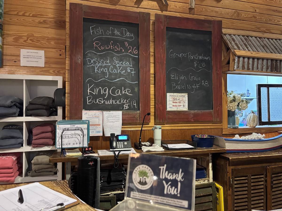 Menu at Wolf Bay Restaurant at Foley, Foley, Miflin Rd