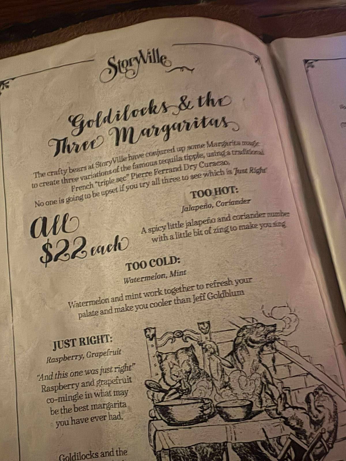 Menu at StoryVille pub & bar, Melbourne