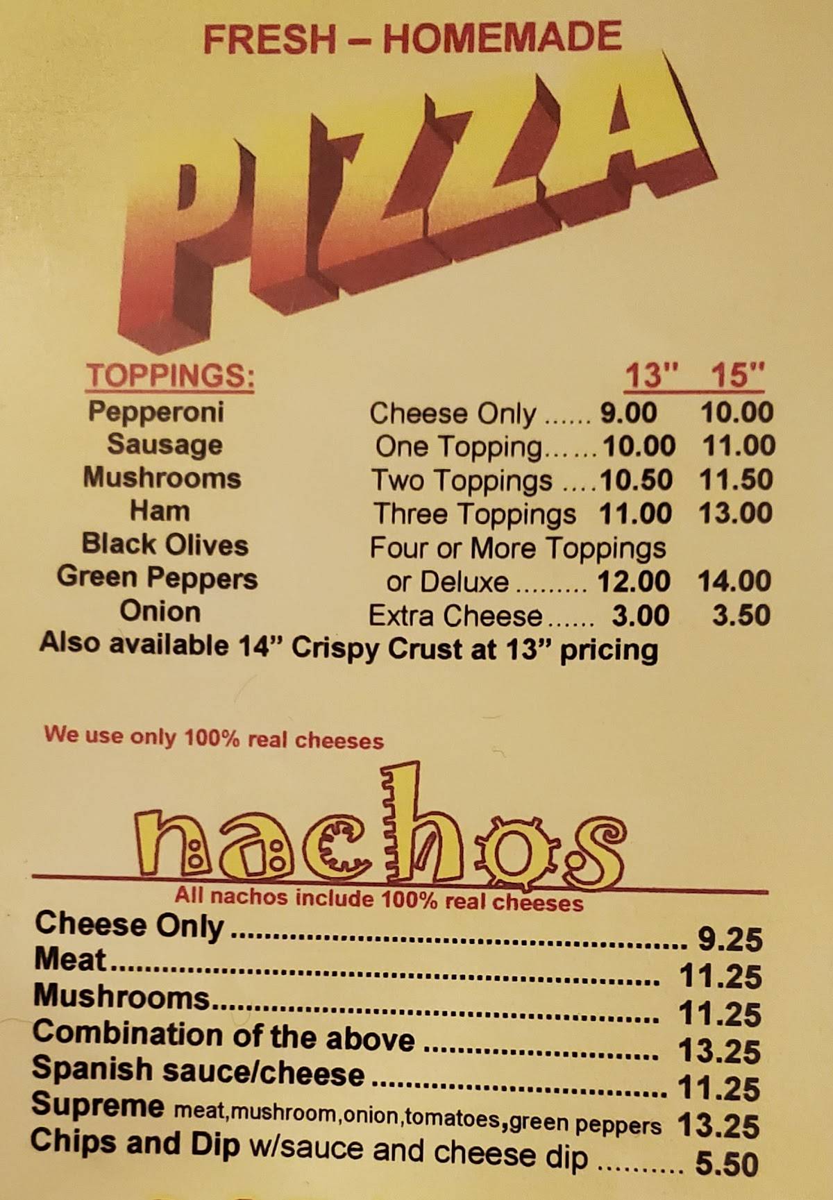 Menu at Streamliner Family Restaurant, Rochester