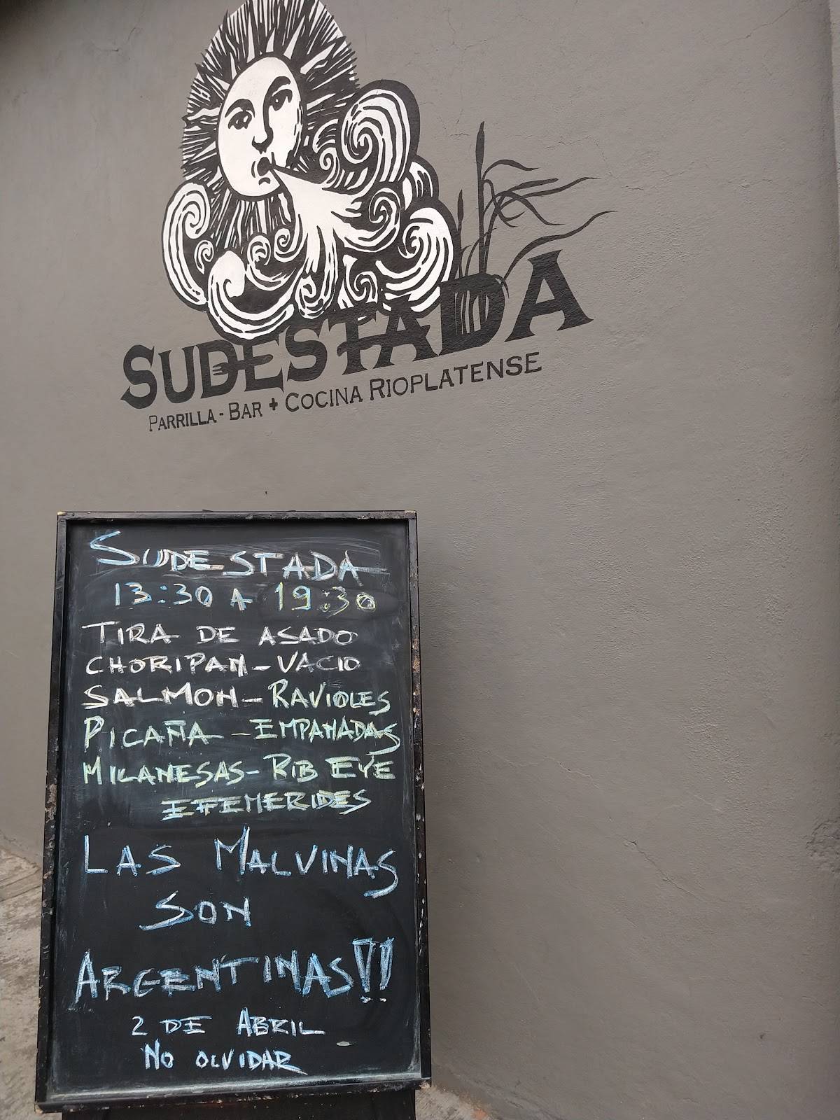 Carta del restaurante Sudestada, San Lorenzo Acopilco