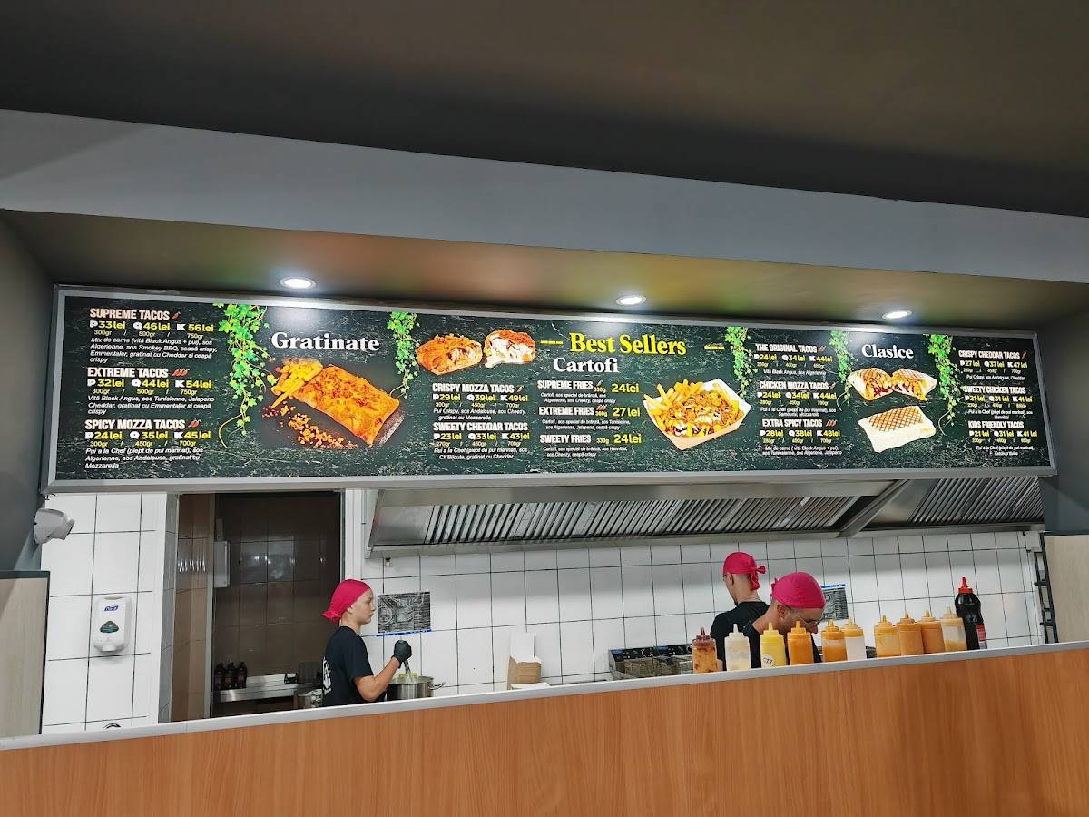 Menu at TACOS KING TULCEA, Tulcea