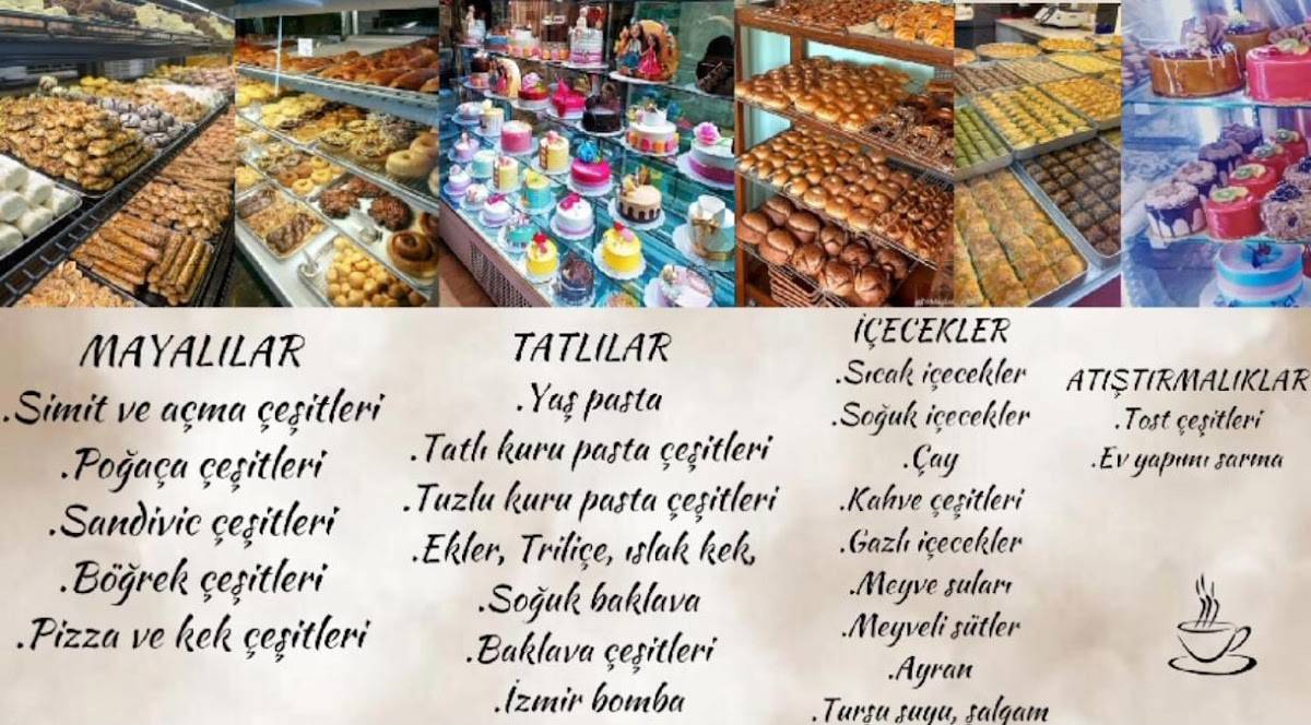 Menu at TADIM PASTANESİ, Denizli
