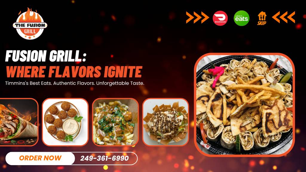 Menu at THE FUSION GRILL restaurant, Timmins