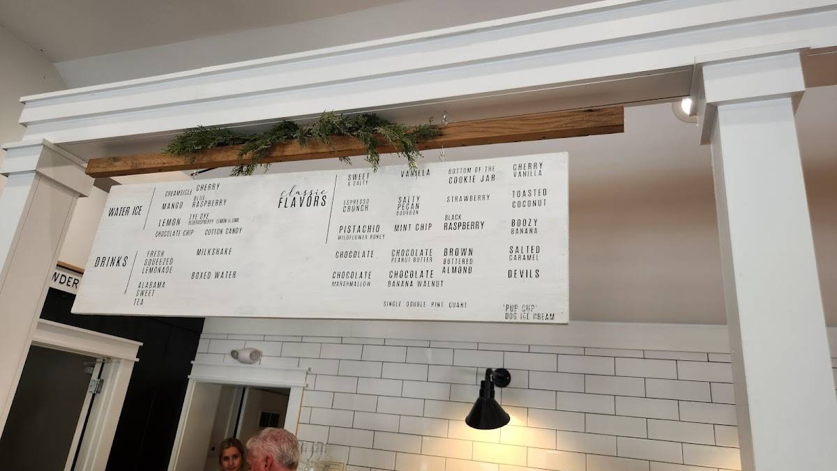 Menu at THE SALT BOX desserts, Fountainville