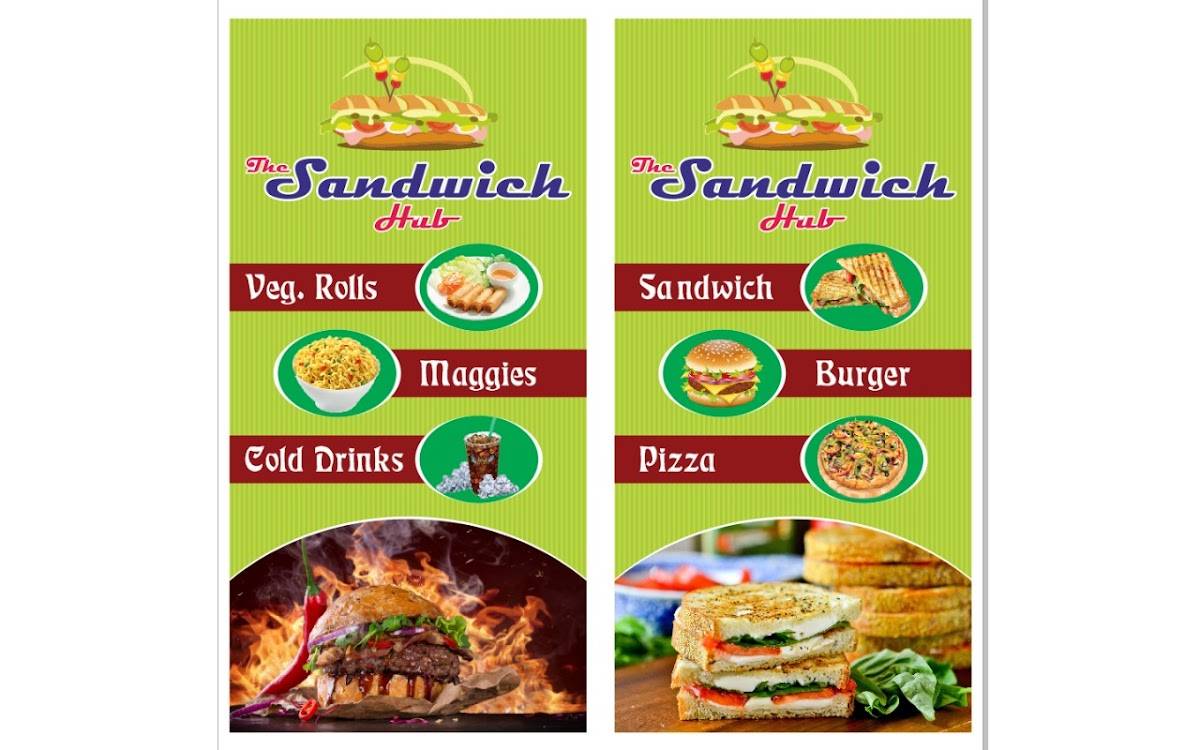 Menu at THE sandwich hub, Gwalior, shop-4