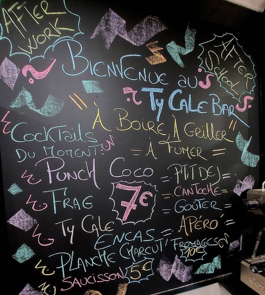 Carta de TY CALE BAR, Mellac