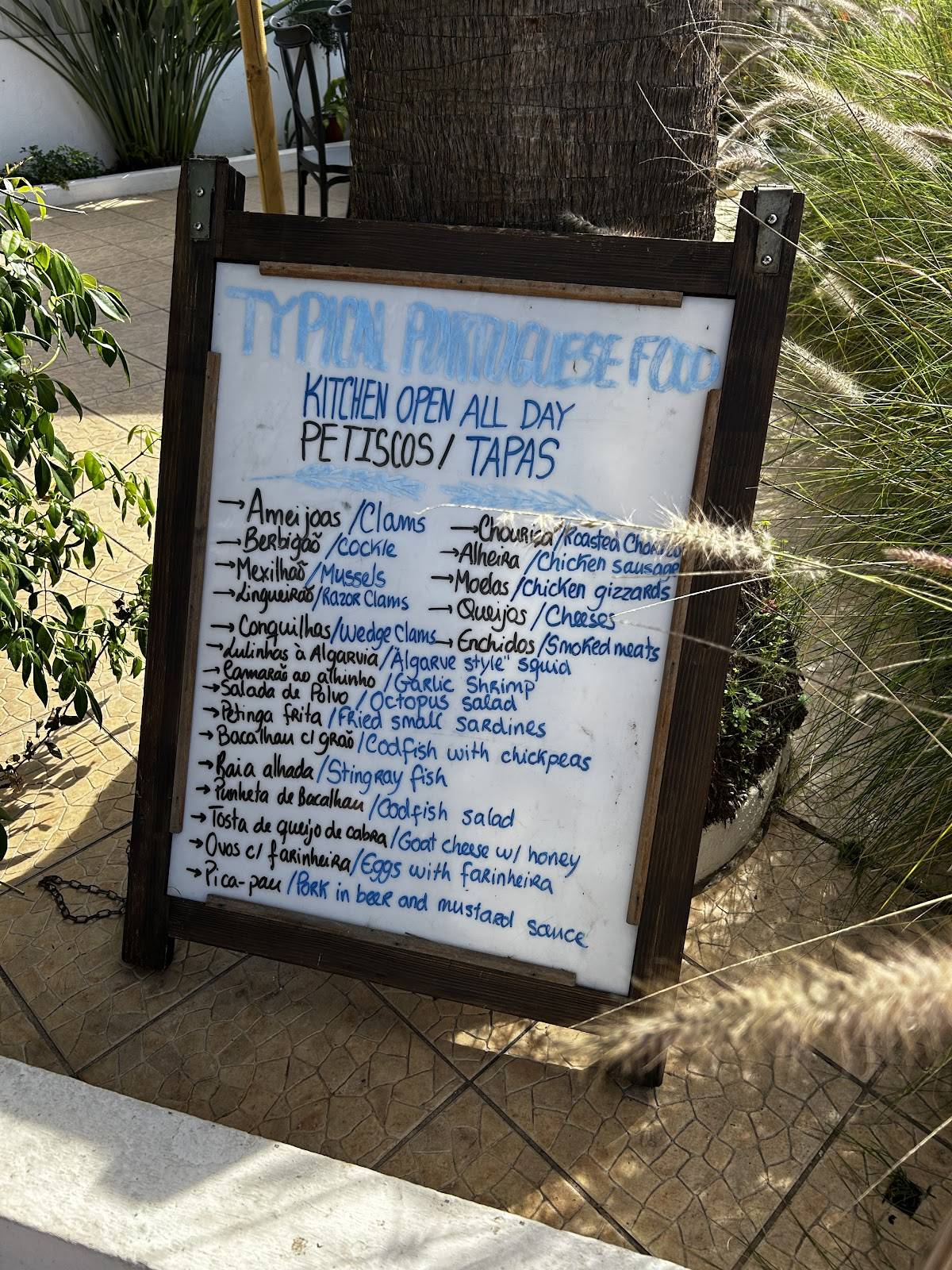 Menu em Taberna Vicentina Galé restaurante, Guia