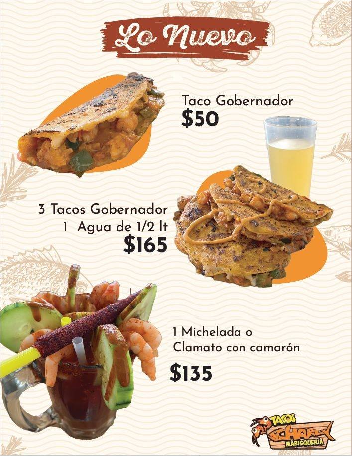 Menu at Tacos Charly Zona Real restaurant, Zapopan