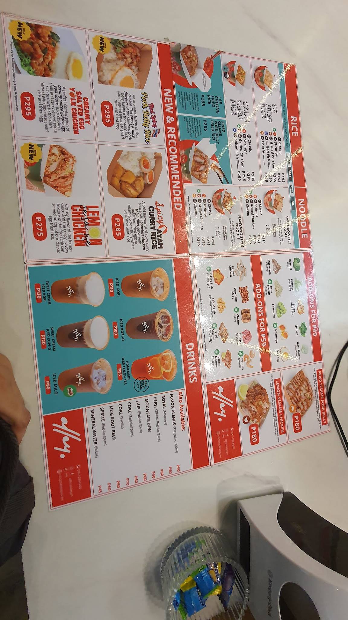 Menu at Alley (Formerly Wok Alley) restaurant, Taguig