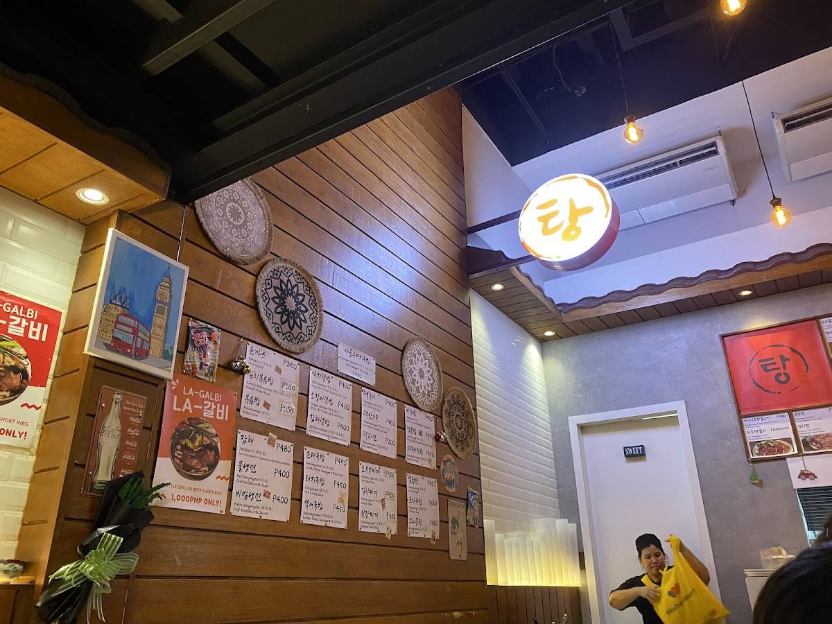 Menu at 탕 - Tang Korean Restaurant, Taguig