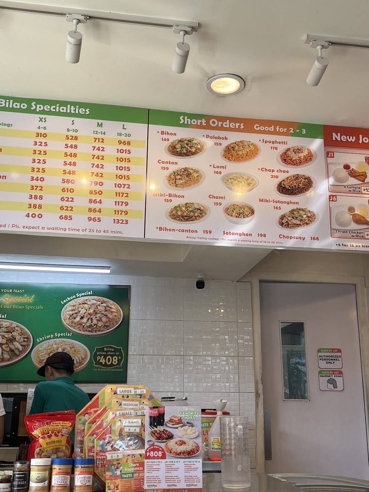 Menu at Taste Of Joy Almanza restaurant, Las Pinas, Unit E