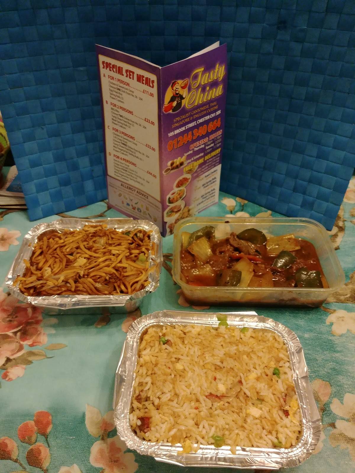 Menu at Tasty China fast food, Chester