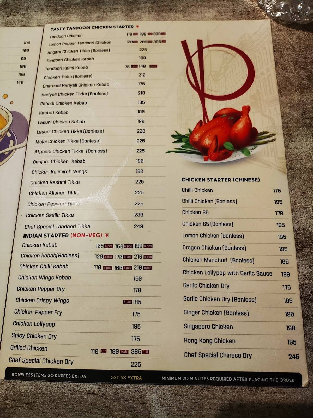 Menu at Tasty Paradise - Veg and Non Veg Restaurant in Malleswaram ...