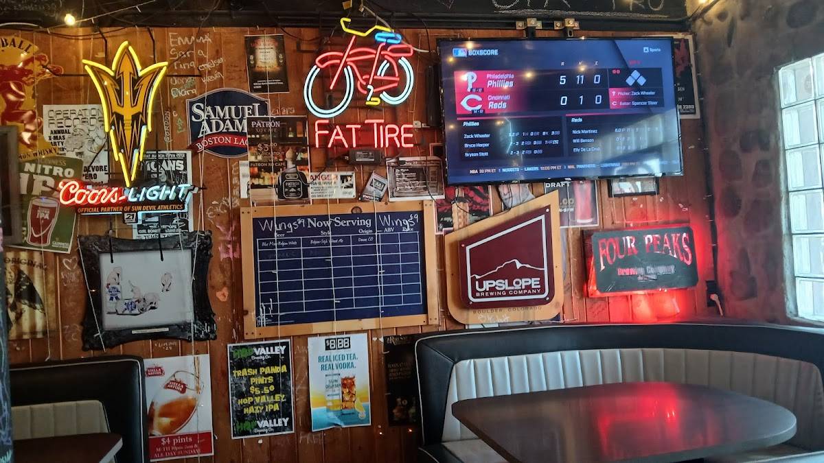 Menu at Tempe Tavern pub & bar, Tempe, E Apache Blvd