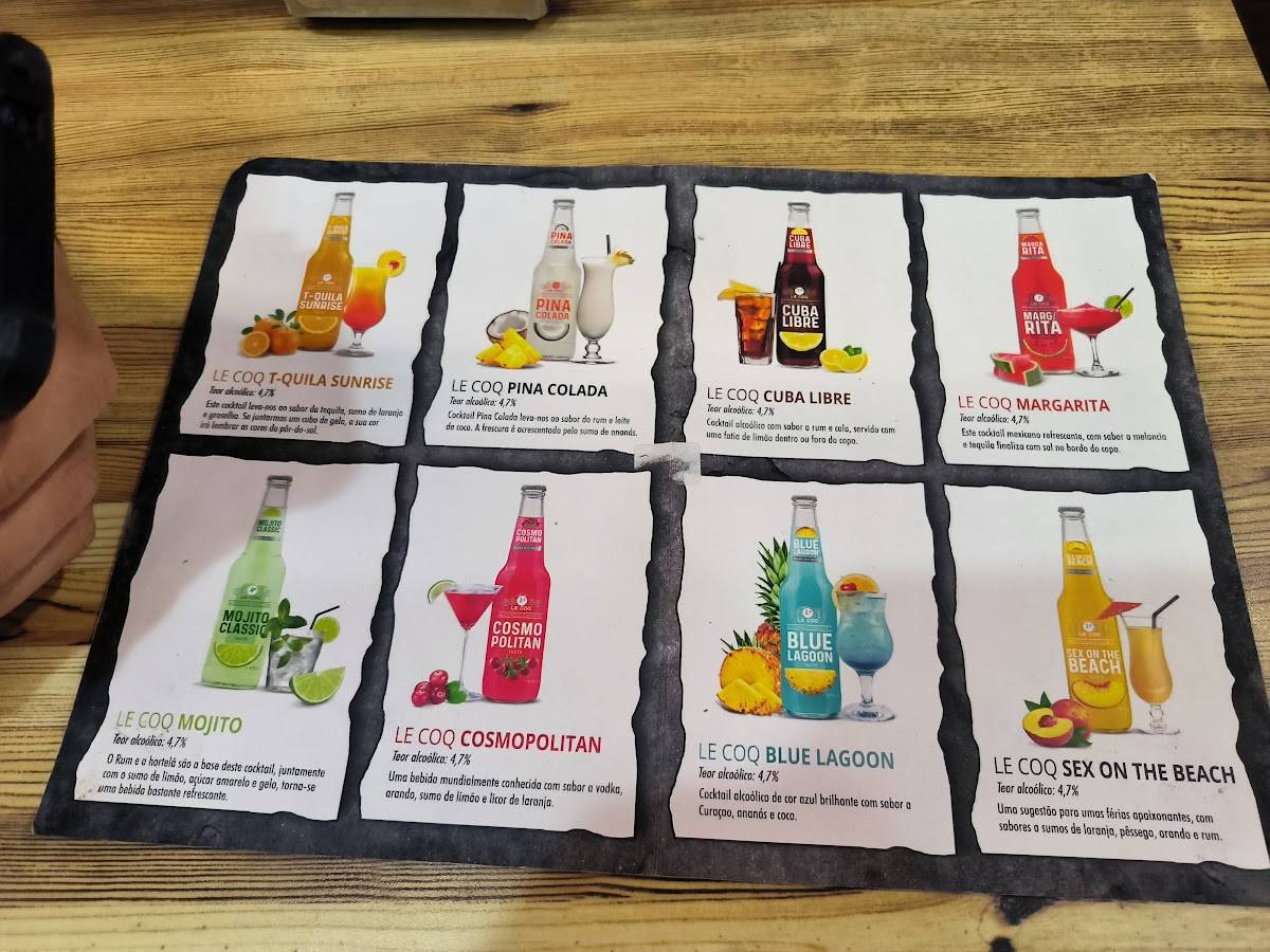 Carta del restaurante Tezero Tripas De Aveiro, Aveiro