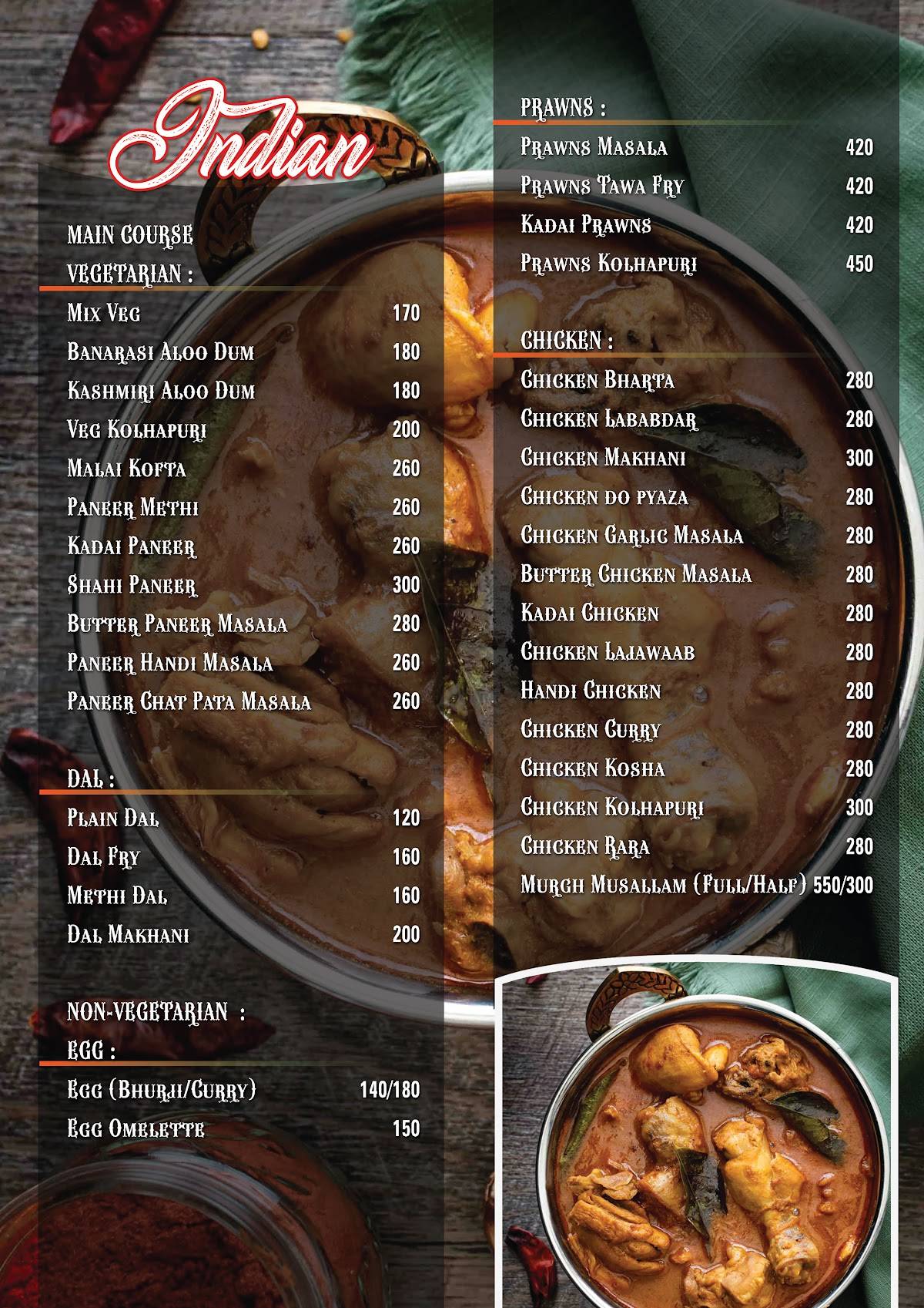Menu at THE CRAVINGS (CAFE/RESTO/LOUNGE), Tezpur