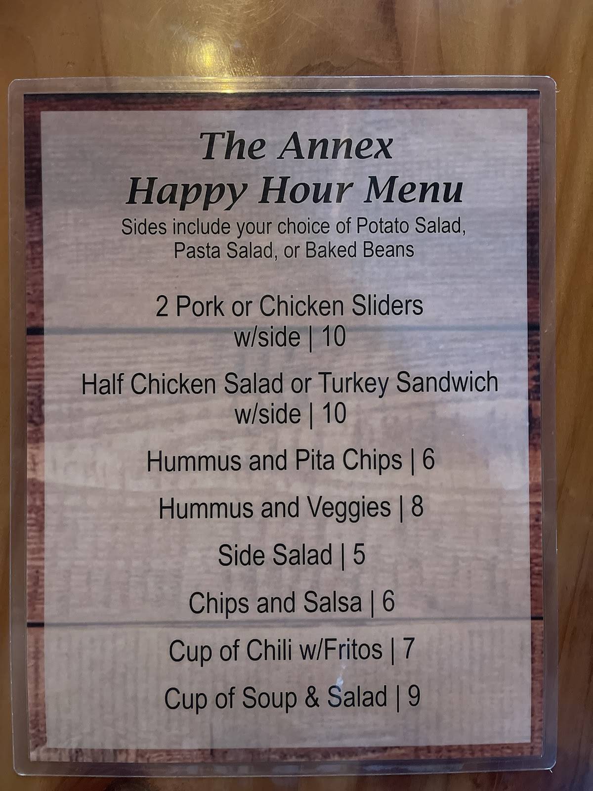 Menu at The Annex pub & bar, Gresham
