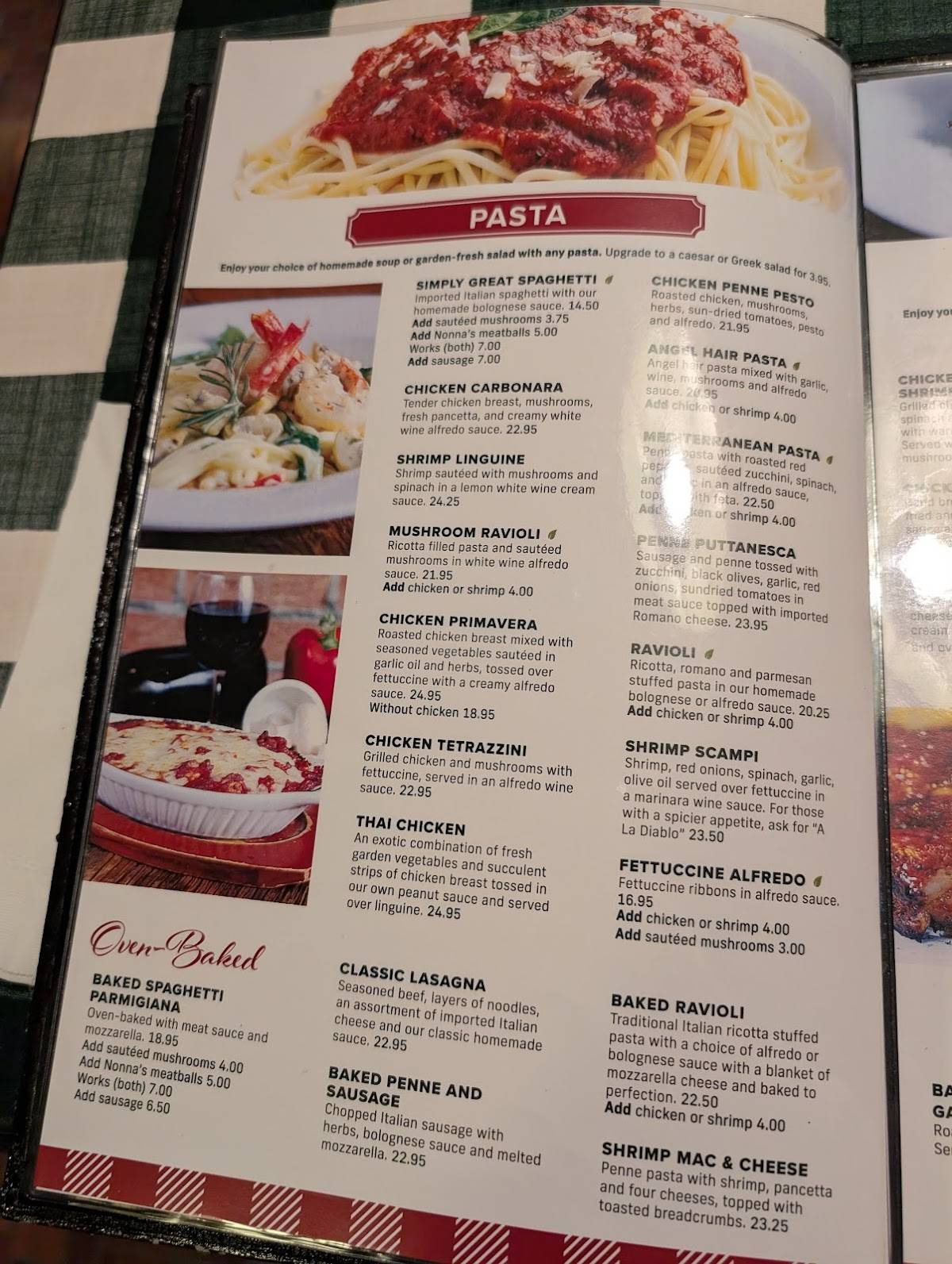 Menu at The Barrel Restaurant, Fort Erie, 224 Garrison Rd