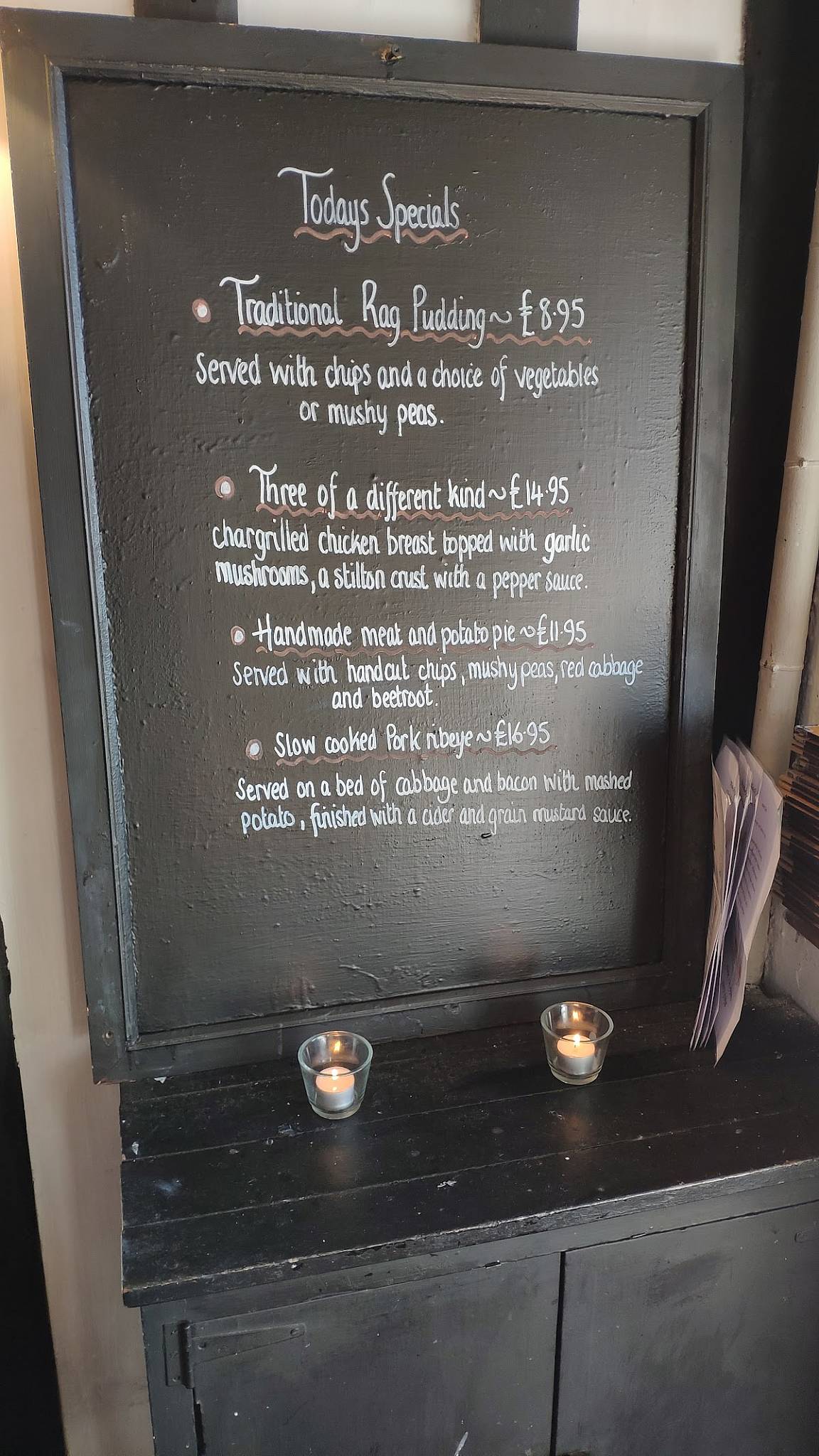 Menu at The Black Ladd pub & bar, Oldham