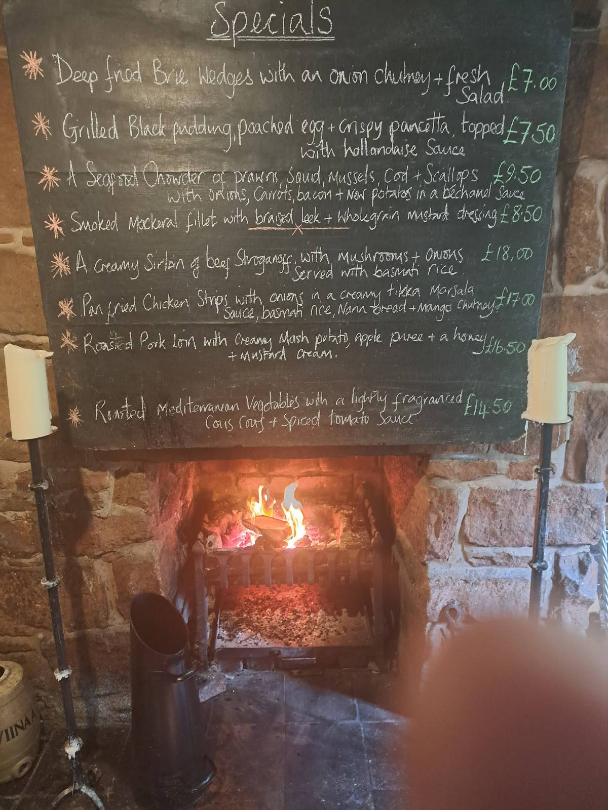 Menu at The Boot Inn pub & bar, Kelsall, Boothsdale