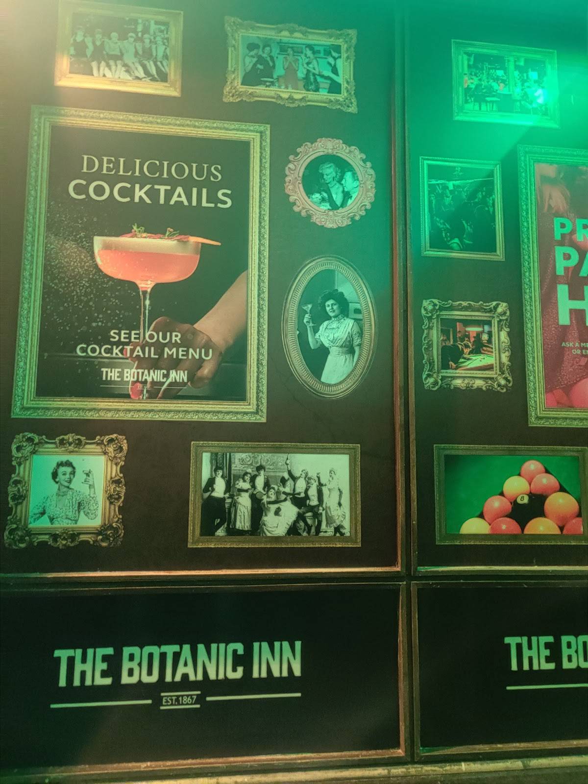 Menu at The Botanic Inn pub & bar, Belfast