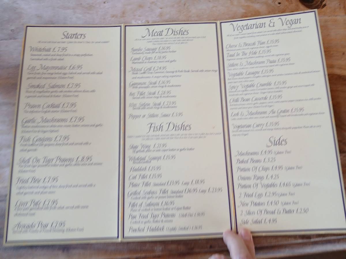Menu at The Brick Kilns pub & bar, Norwich, Norwich Rd