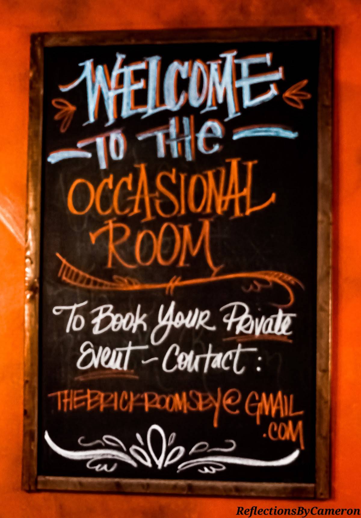 Menu at The Brick Room pub & bar, Salisbury