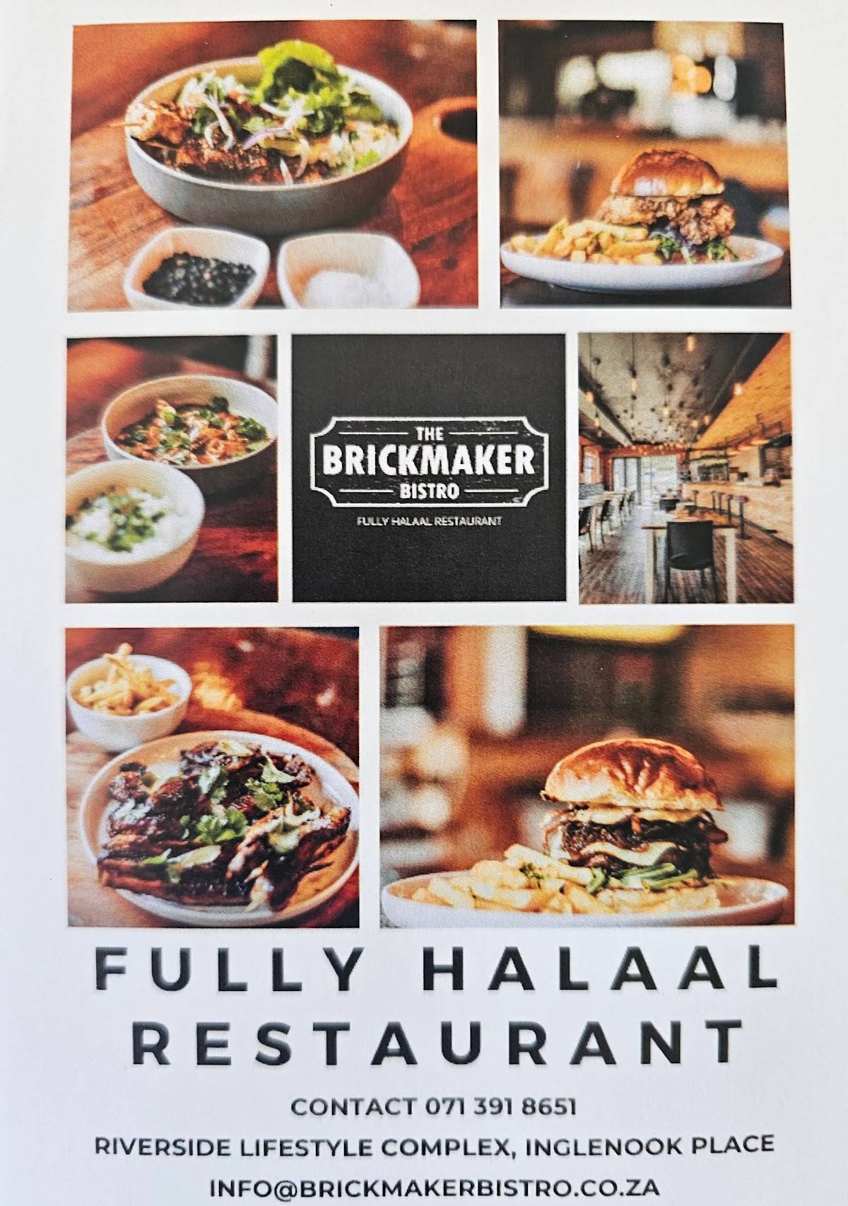 Menu at The Brickmaker Bistro Halal Fusion restaurant, East London