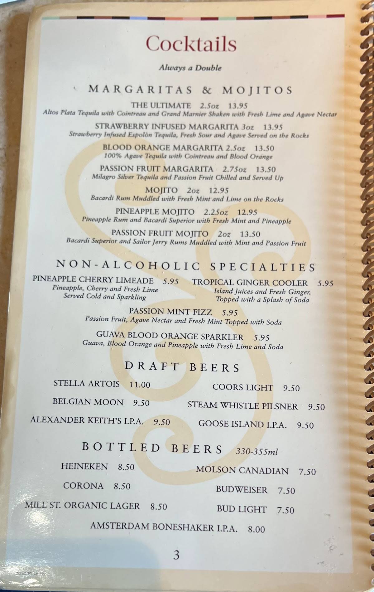 Menu at The Cheesecake Factory desserts, Toronto